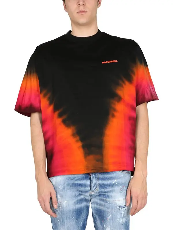 Dsquared2 T-shirt "d2 Flame - Multicolour