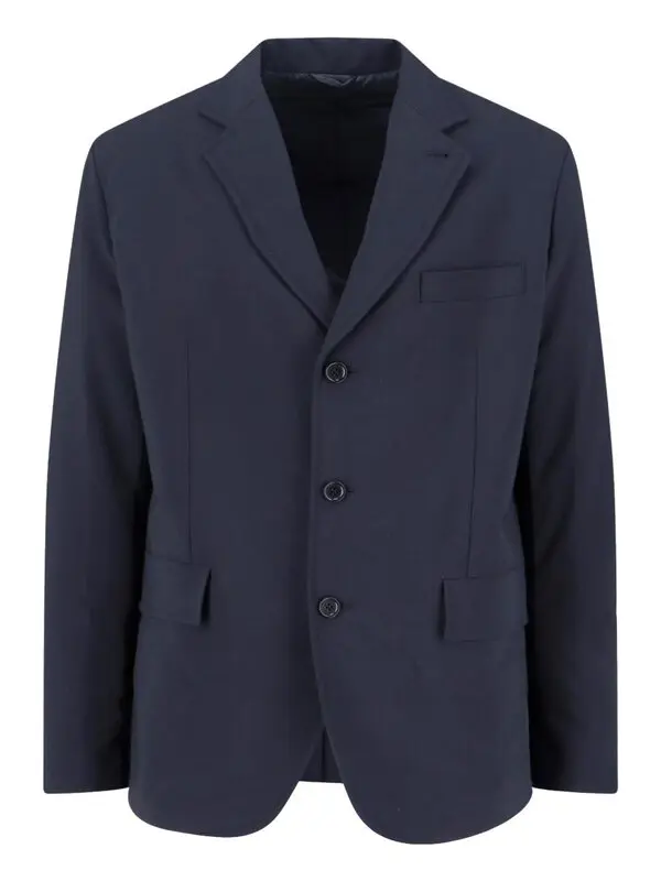 Aspesi Wool Blend Blazer - Blue