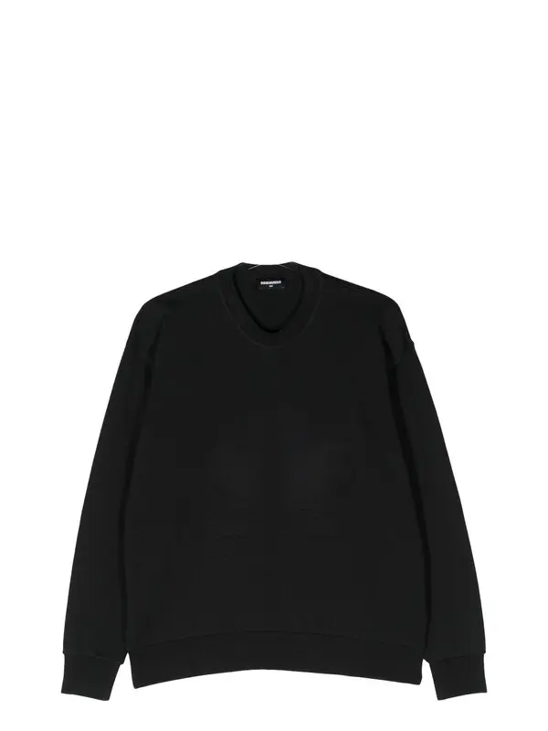 Dsquared2 Slouchy Fit Crewneck Sweatshirt - Black