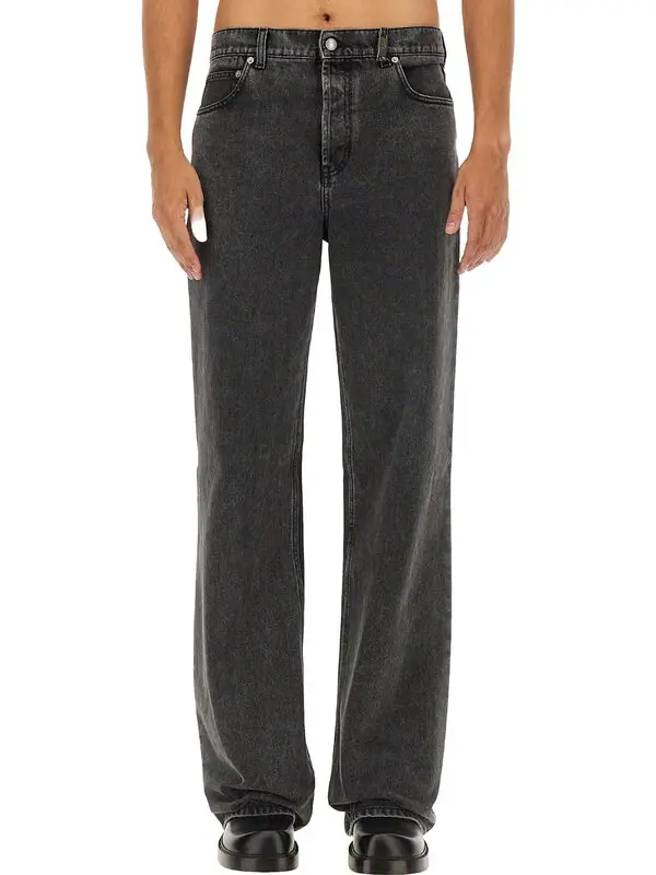 Alexander McQueen Baggy Jeans - Grey