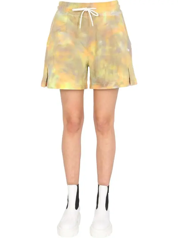 MSGM Cotton Shorts - Multicolour