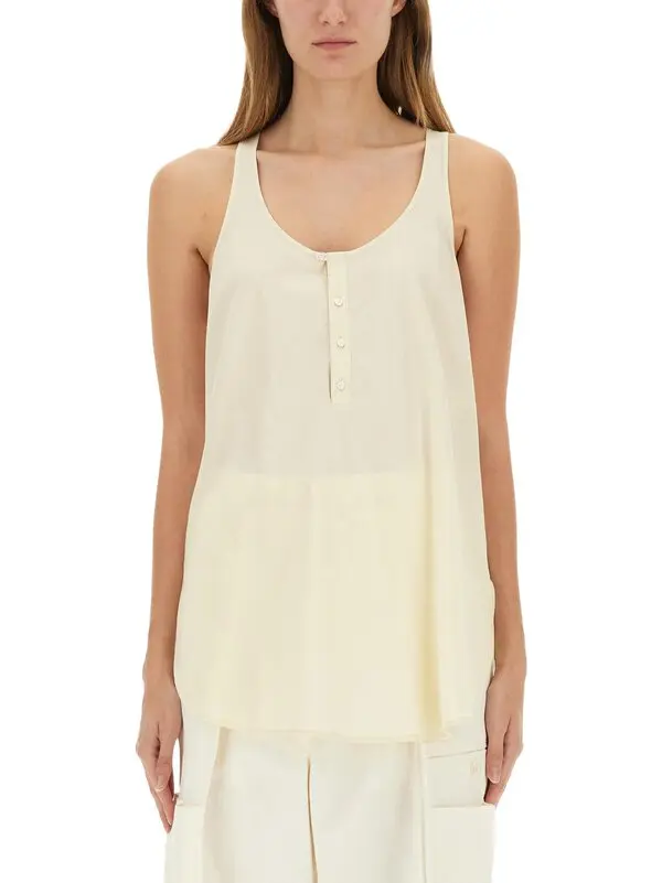 LEMAIRE Bias Cut Tank Top - Ivory