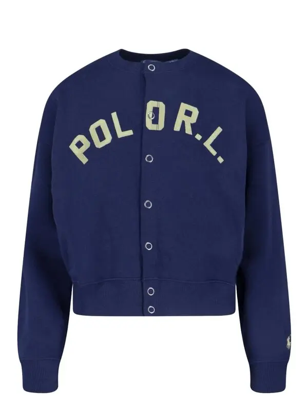 Moncler Logo Cardigan - Blue