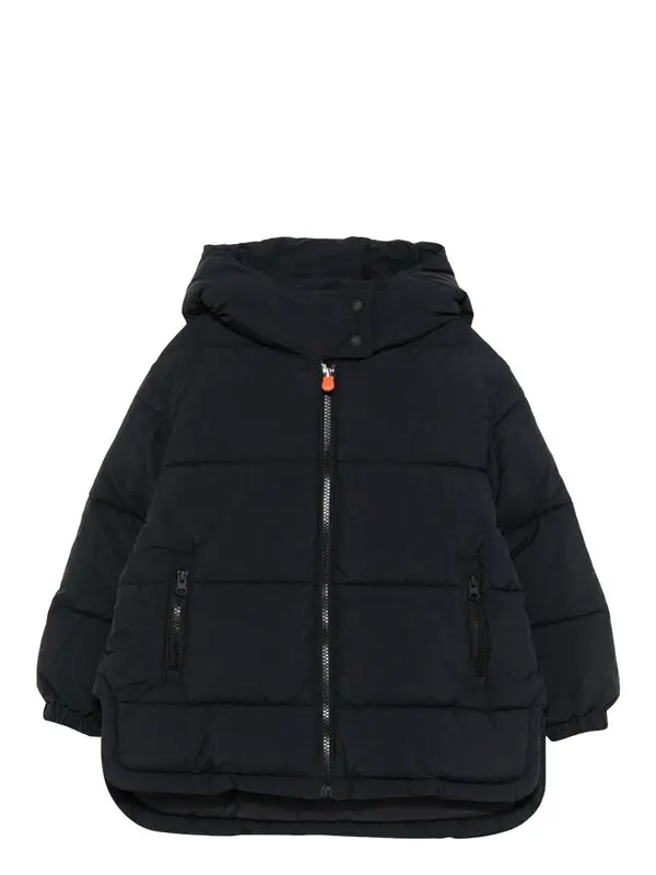 SAVE THE DUCK Hooded Padded Coat - Black
