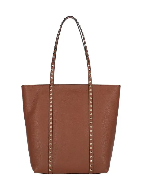 Valentino Garavani Rockstud Tote Bag - Brown