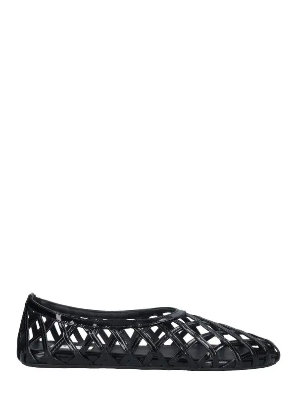 Alaïa Flat Cage Ballerina - Black