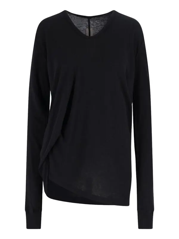 Loewe Asymmetrical T-shirt - Black