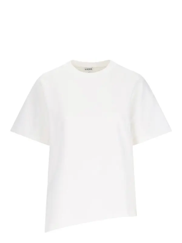 Loewe Asymmetrical T-shirt - White