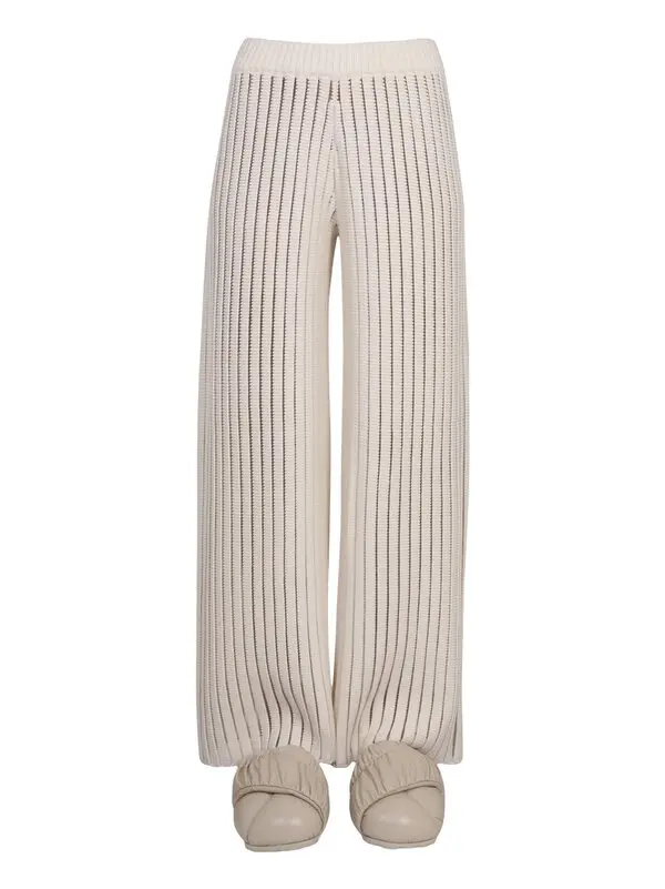Fabiana Filippi Wide Leg Trousers - Ivory