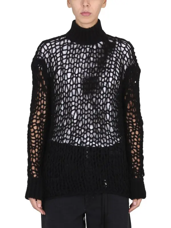ANN DEMEULEMEESTER Leontine Jersey Top - Black
