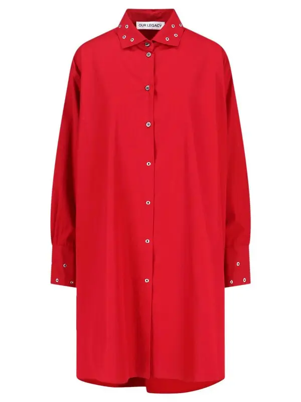 Our Legacy Frock Chemisier Dress - Red