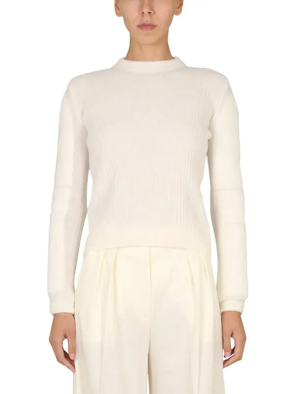 Max Mara Mohair Yarn Knit - White