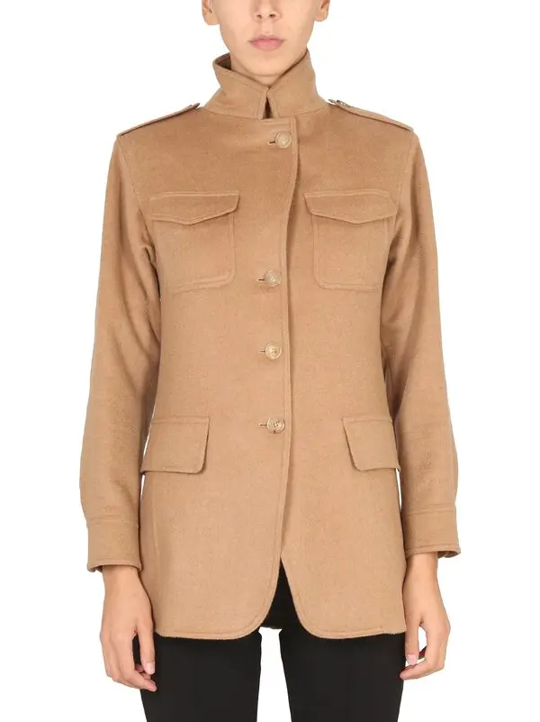 Max Mara Peonies Jacket - Beige
