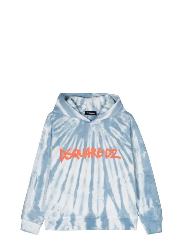 Dsquared2 Slouch Fit Logo Hoodie - Multicolour