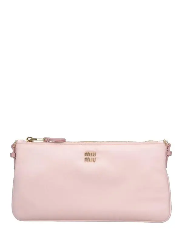 Miu Miu Logo Mini Pouch - Pink