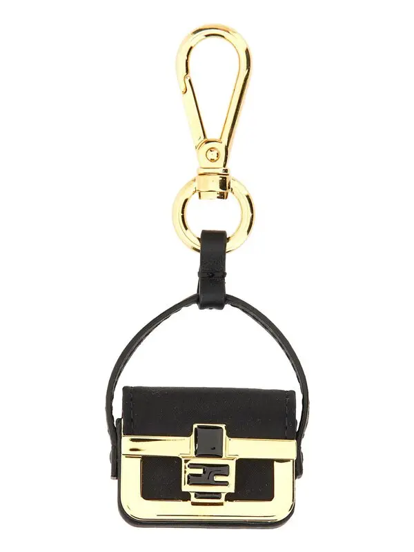 Fendi Pico Baguette Charm - Black