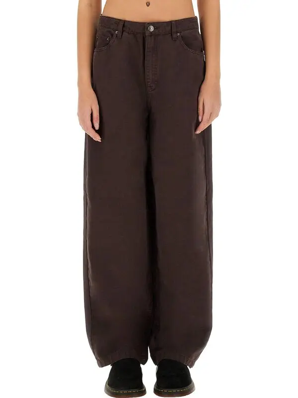 Remain Birger Christensen Wide Leg Pants - Brown