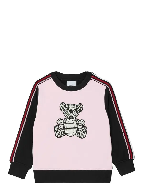 Burberry Talbot Bear Crewneck Sweater - Pink