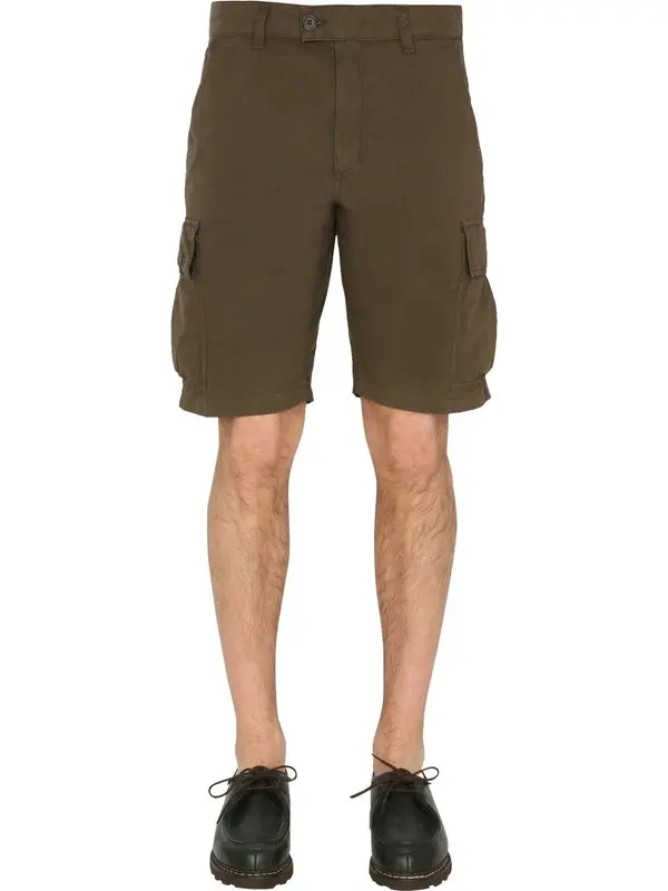 Aspesi Cargo Shorts - Military Green