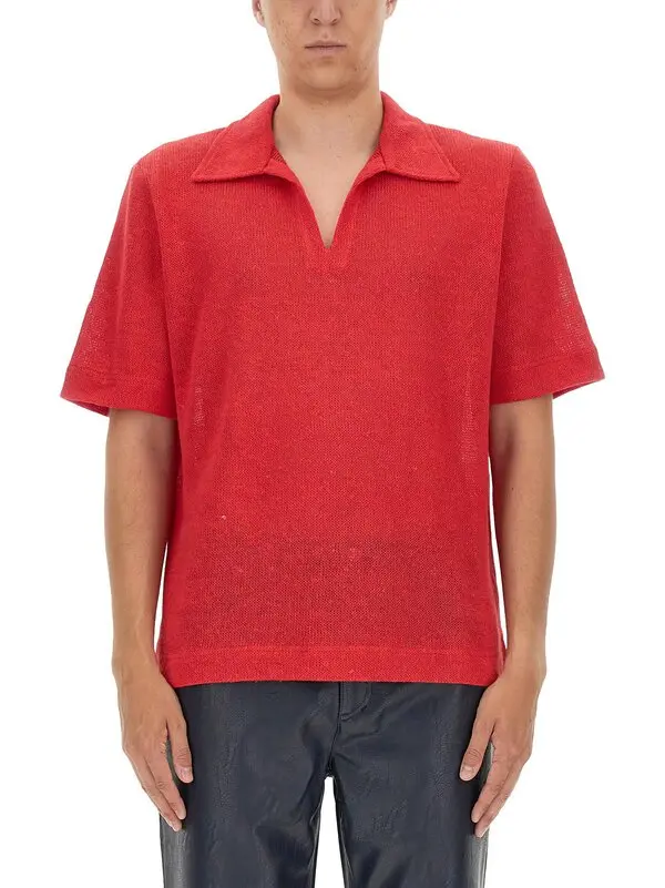 Séfr V-neck T-shirt - Red
