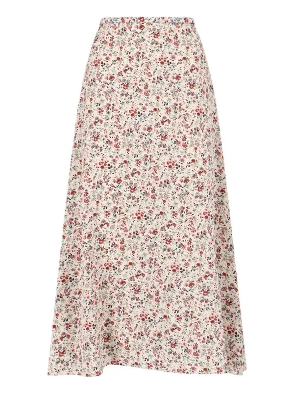 Gucci Silk Midi Skirt - Multi