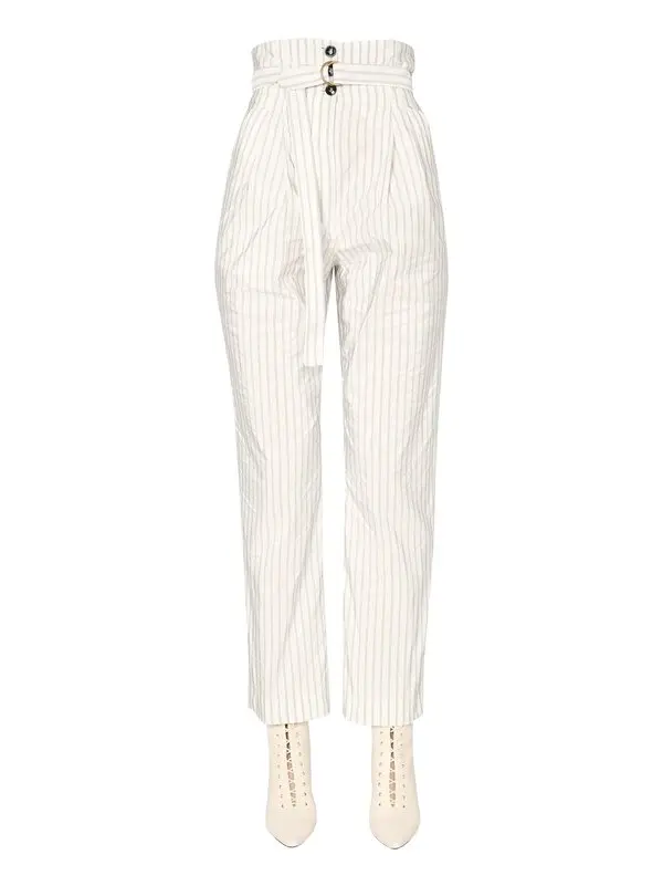 Philosophy Di Lorenzo Serafini Taffeta Trousers - White