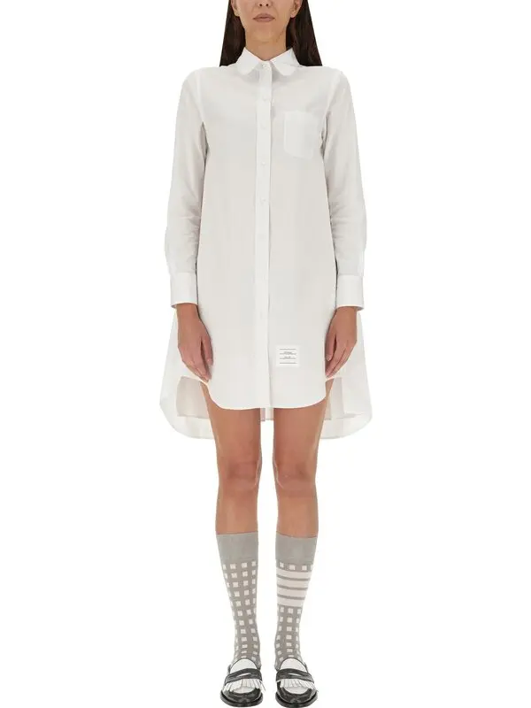 Thom Browne Shirt Dress - White