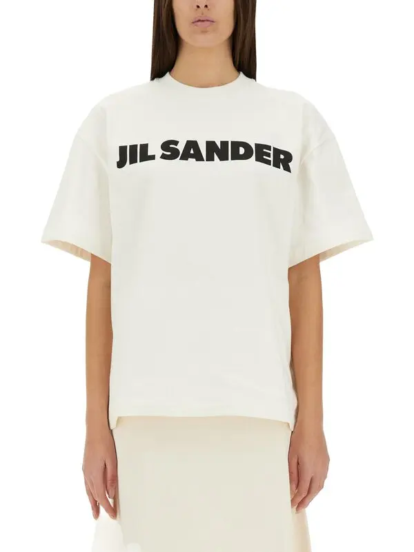 JIL SANDER Logo T-shirt - White