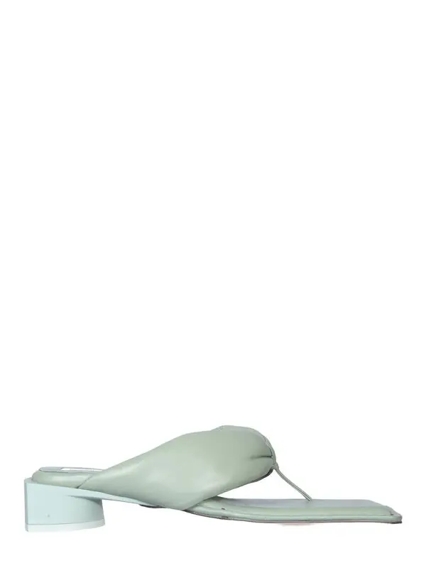MIISTA Anais Leather Sandals - Green