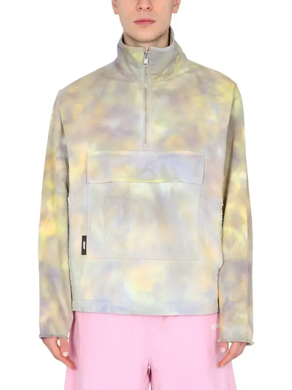MSGM Printed Anorak Jacket - Purple