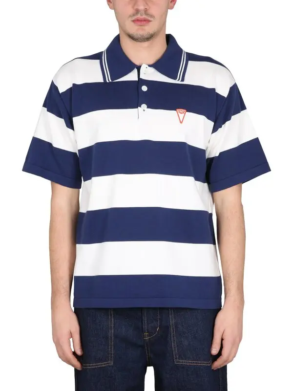 Kenzo Polo Shirt 'nautical Stripes - Blue