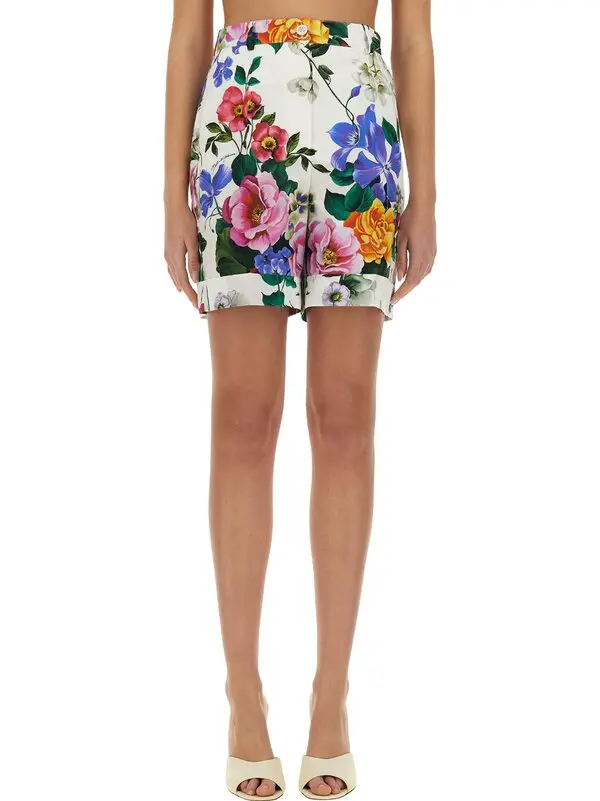 Dolce & Gabbana Floral Print Shorts - Multicolour