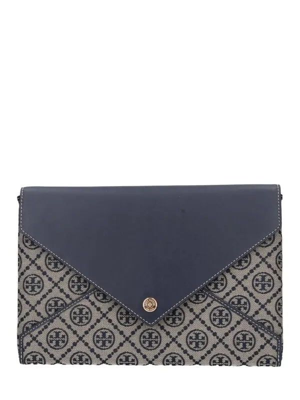 Tory Burch T-monogram Chain Pouch - Blue