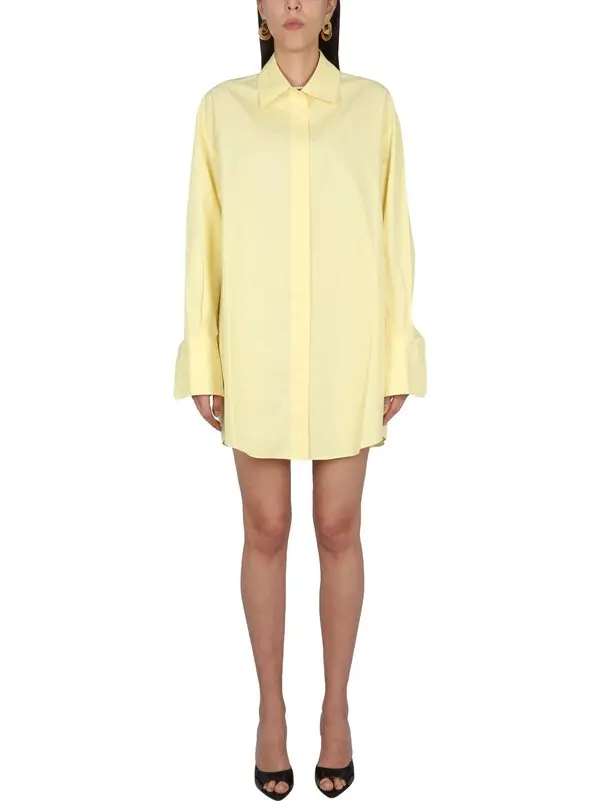 Patou Shirt Dress - Yellow