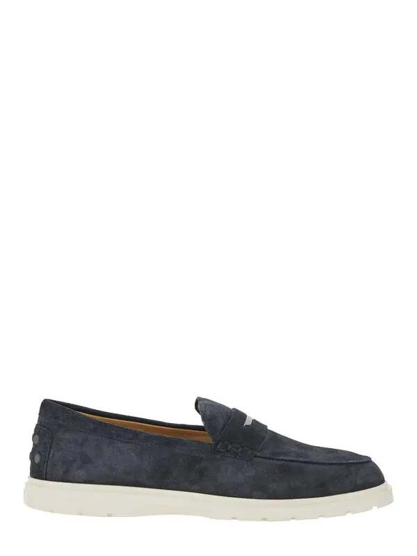 TOD'S Suede Loafer - Blue