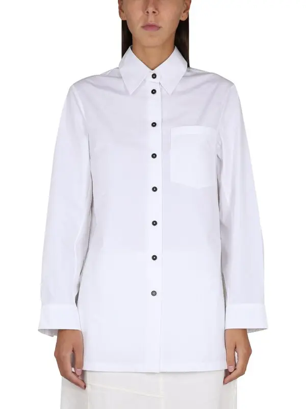 JIL SANDER Poplin Shirt - White