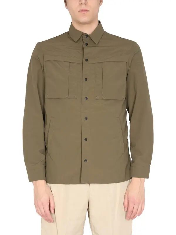 PT TORINO Regular Fit Shirt Jacket - Green