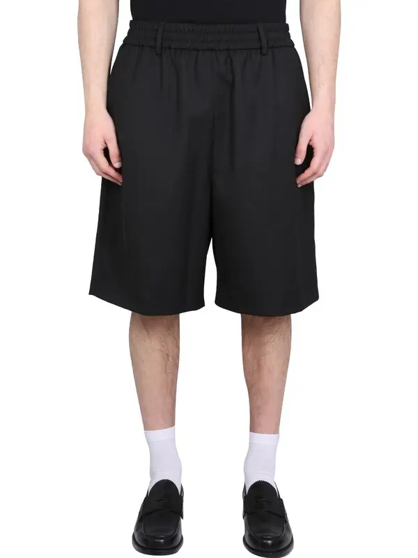 Ami Bermuda Shorts - Black