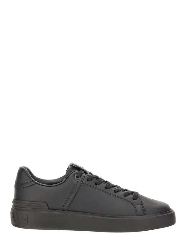 Balmain B-court Low-top Sneaker - Black