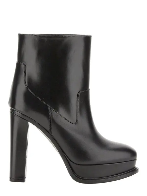 Alexander McQueen Platform Boots - Black