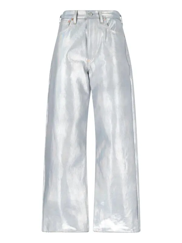 Junya Watanabe X Levi's Strauss Straight Leg Jeans - Silver
