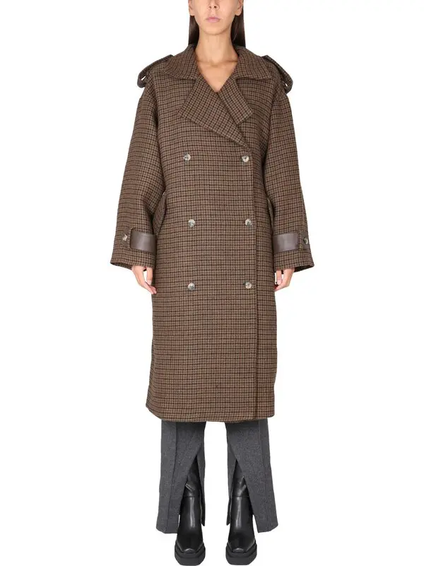 THE MANNEI Shamali Oversize Coat - Brown