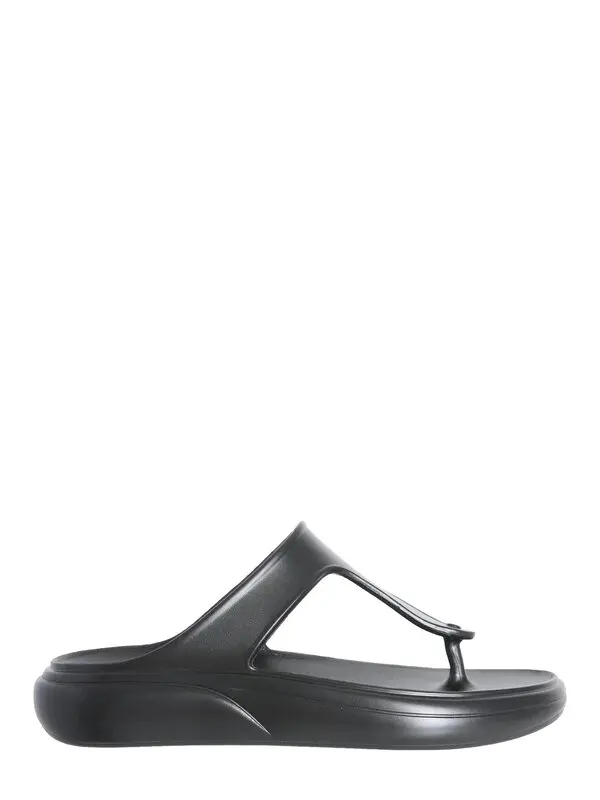 STUART WEITZMAN Stuflex T-strap Slides - Black