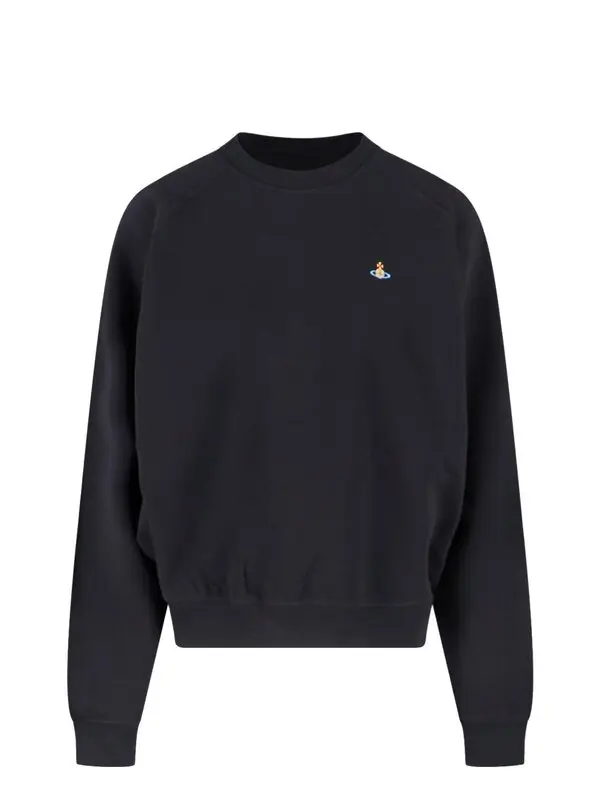VIVIENNE WESTWOOD Orb Crew Neck Sweatshirt - Black