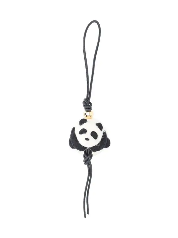 Loewe Panda Pendant Charm - Black