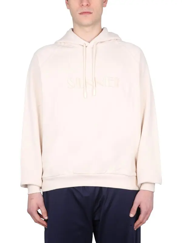 Sunnei Hooded Pullover - Beige