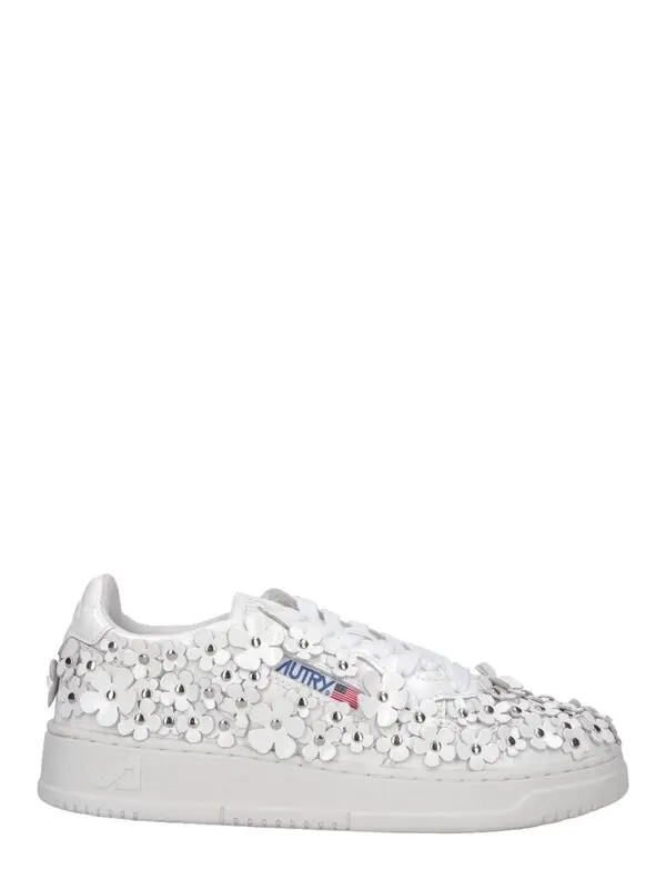 AUTRY Medalist Low Blooming Sneakers - White