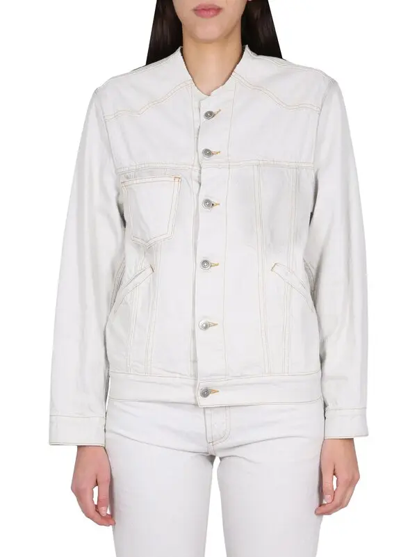 MAISON MARGIELA Denim Jacket - White