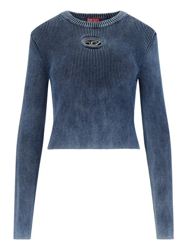 Diesel Knit Crop Top - Blue