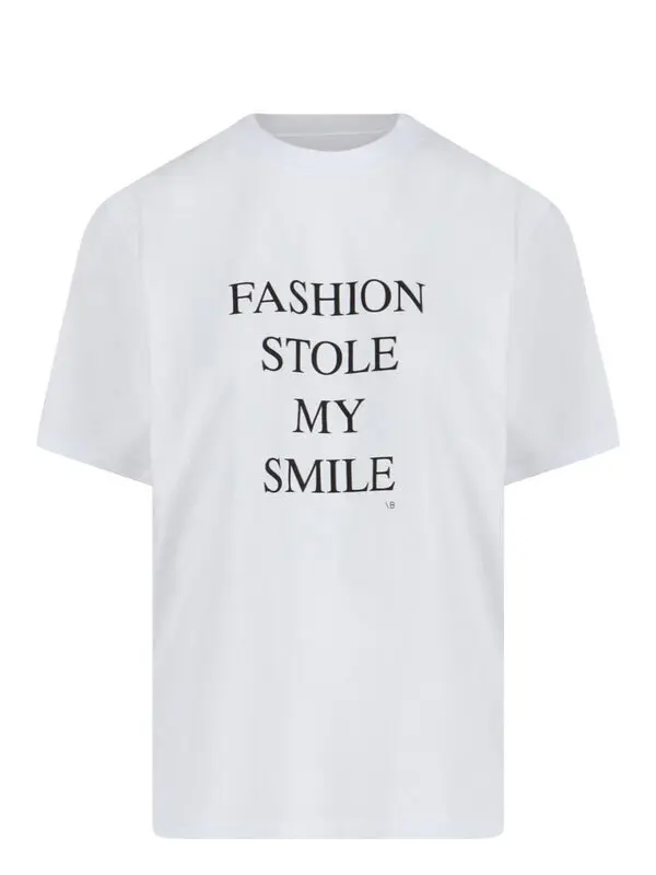 Victoria Beckham Slogan T-shirt - White
